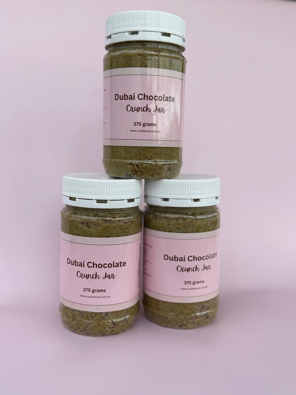Dubai Crunch Jar – Cookie Luxe Australia